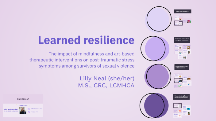 Learned Resilience: Mindfulness and Art in Post-Traumatic Recovery by ...