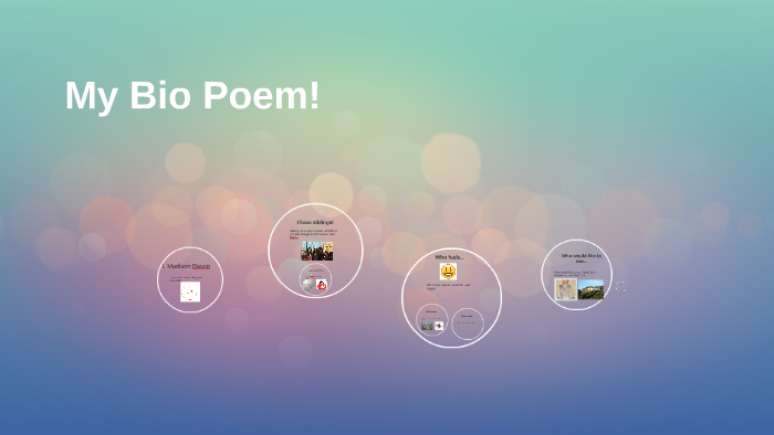 My Bio Poem! by on Prezi