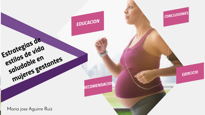 Estrategias de habitos y estilos de vida saludable en mujeres gestantes ...