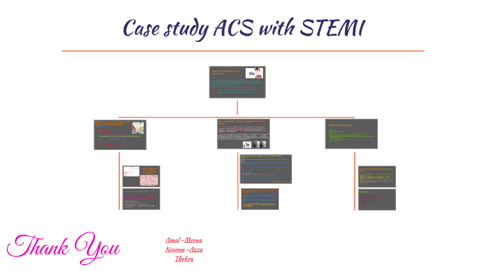 Case study ACS with STEMI by Mole Al-saqer on Prezi