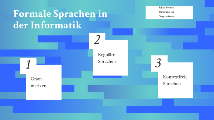Informatik formale Sprachen by j r on Prezi