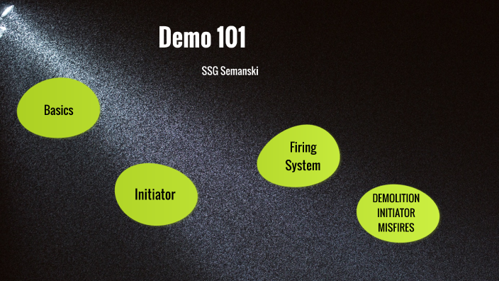 Demo 101 by Eddie Semanski on Prezi