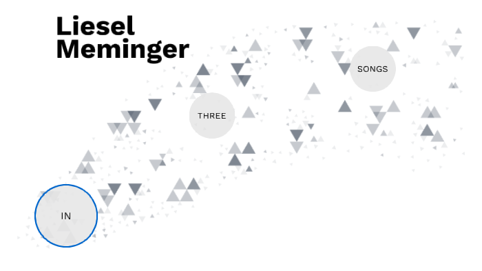 Liesel Meminger in 3 songs by Mikayla Crawford on Prezi