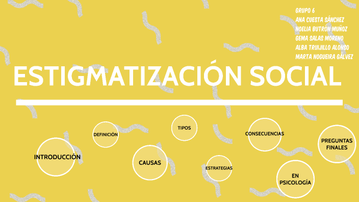 Estigmatización Social by Grupos Psicología on Prezi