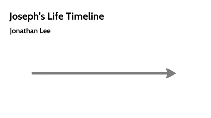 Joseph's Life Timeline by Jonathan Lee on Prezi