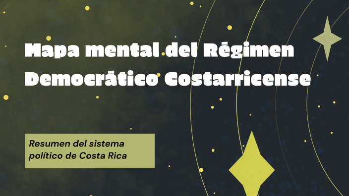 Mapa mental del Régimen Democrático Costarricense by Contreras Cordero ...