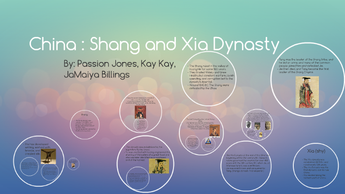 China : Shang and Xia Dynasty by Passion Jones on Prezi