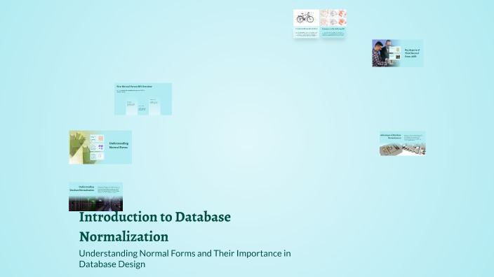 Introduction to Database Normalization by Richard Lanterna on Prezi