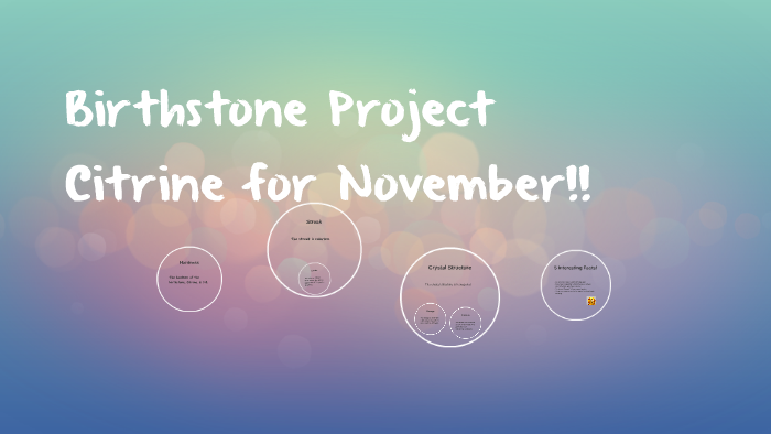 Birthstone Project by on Prezi