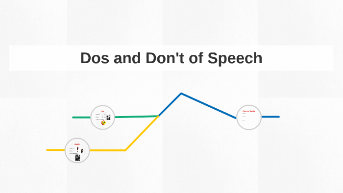 Dos And Don Ts Of Speech By Camron Manker On Prezi