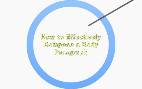 How to Effectively Compose an Assertion Paragraph by Julia Wald on Prezi