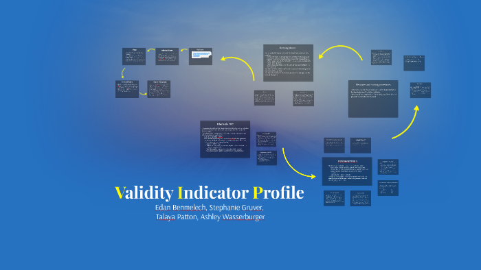 Validity Indicator Profile by on Prezi