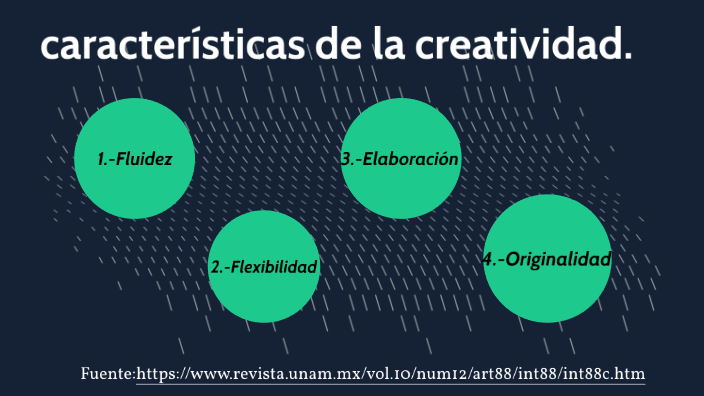 Las características de la creatividad. by Loriet Cruz on Prezi