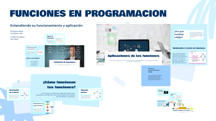 FUNCIONES EN PROGRAMACION by cristo rodriguez on Prezi