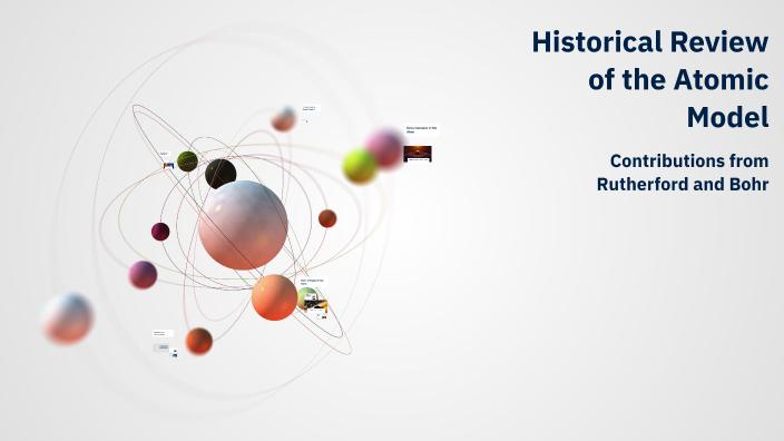 Historical Review of the Atomic Model by Jayden Bocachica on Prezi