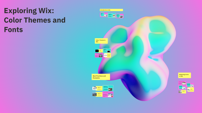 Exploring Wix: Color Themes and Fonts by Abdelrahman Mimi on Prezi