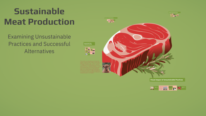 Sustainable Meat Production by Heidi Elsharkawy on Prezi