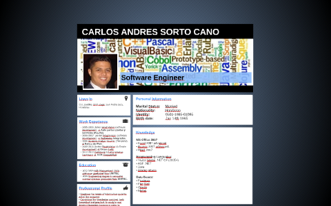 CARLOS ANDRES SORTO CANO by Carlos Sorto