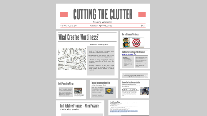 CUTTING CLUTTER April 2023 by Monica Davenport on Prezi