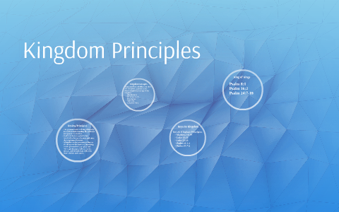 Kingdom Principles by Shawn Woodie on Prezi