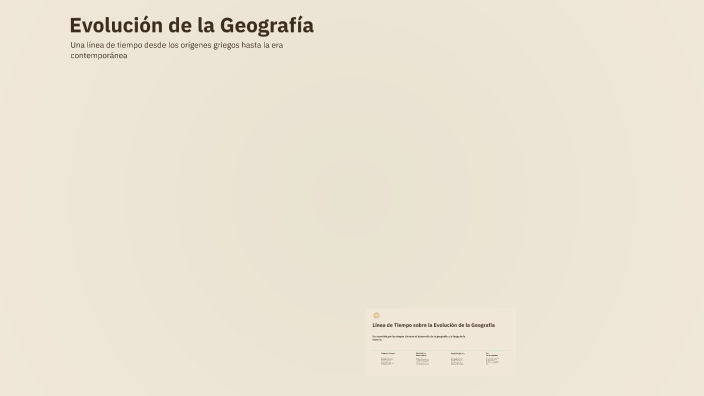 Evolución De La Geografía By Paul On Prezi