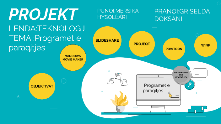 PROJEKT LENDA:TEKNOLOGJI TEMA :Programet e paraqitjes by Irena Lita on ...