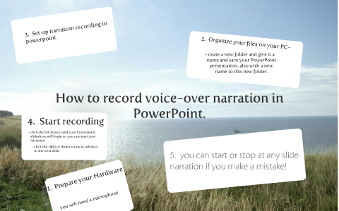Tech Mastery: Recording Voice-over Narration in Powerpoint by Vera ...