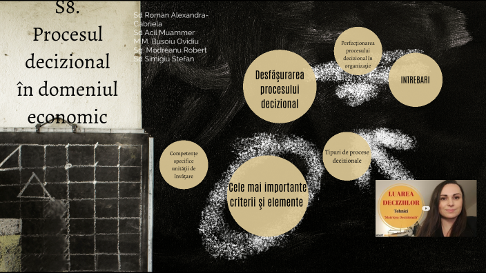 Procesul decizional în domeniul economic by Alexandra Gabriela on Prezi
