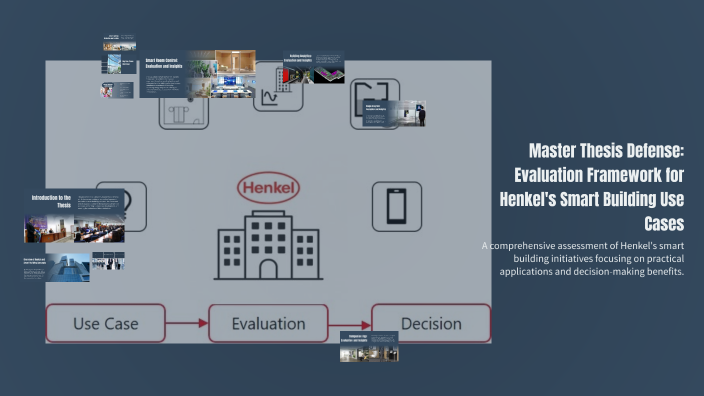 Master Thesis Defense: Evaluation Framework for Henkel's Smart Building ...