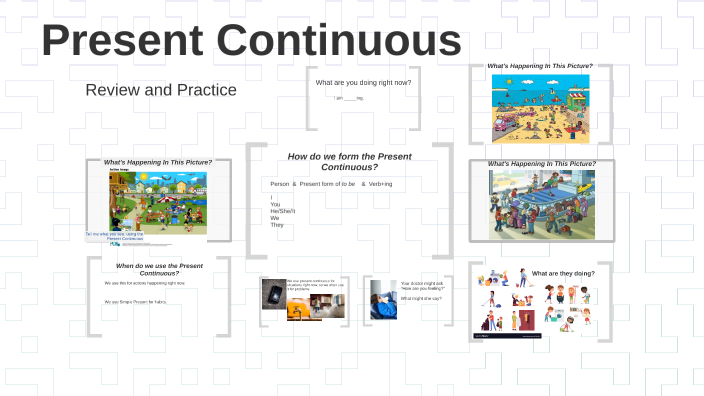 Present Continuous by Meg on Prezi