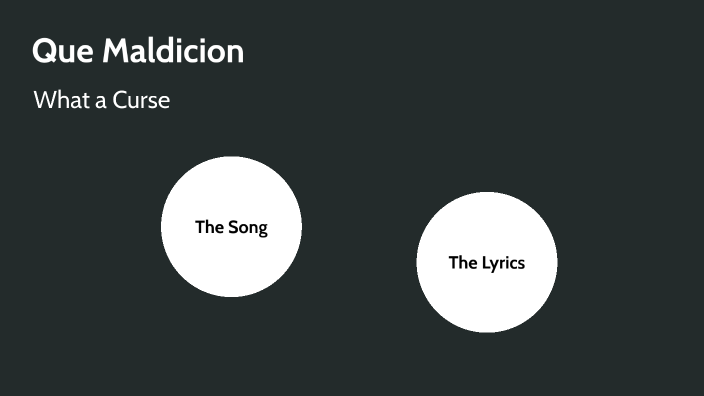 Que Maldicion by Amy Koerner on Prezi