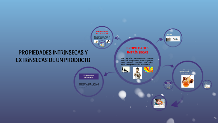 PROPIEDADES INTRINSECAS Y EXTRINSECAS DE UN PRODUCTO by Stefania Bustos ...