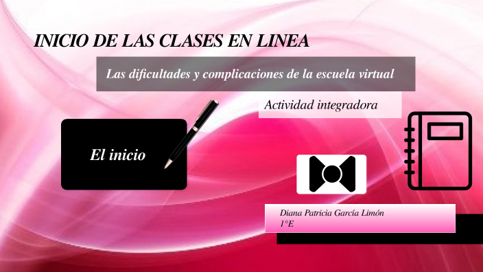 INICIO DE LAS CLASES EN LINEA by Diana Garcia on Prezi
