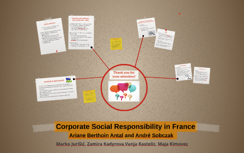 Corporate Social Responsibility in France by Vanja K on Prezi
