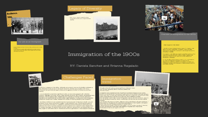 Immigration of the 1900s by Daniela Sanchez on Prezi