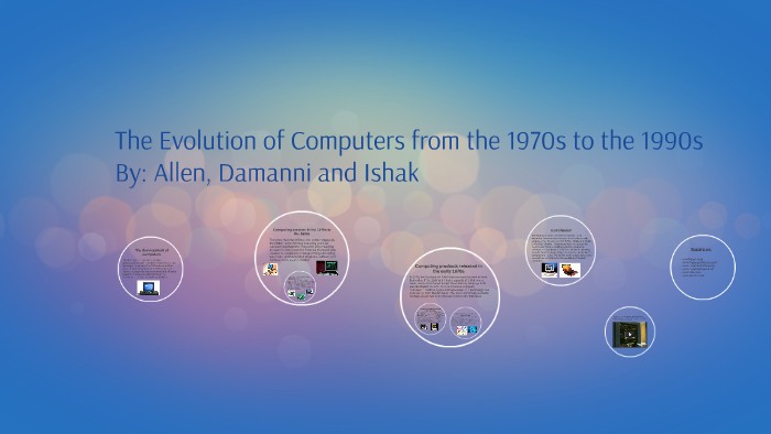 The Evolution of Computers from the 1980s to the 1990s by Allen Tommaso ...