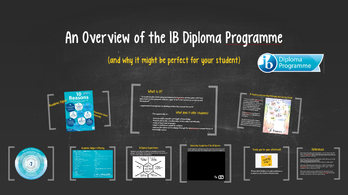 An Overview of the IB Diploma Programme and why it might be by ...