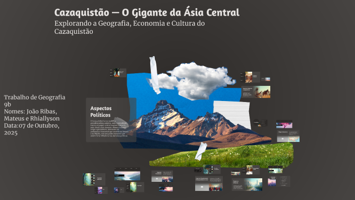 Cazaquistão — O Gigante da Ásia Central by JOAO VITOR RIBAS DOS SANTOS ...