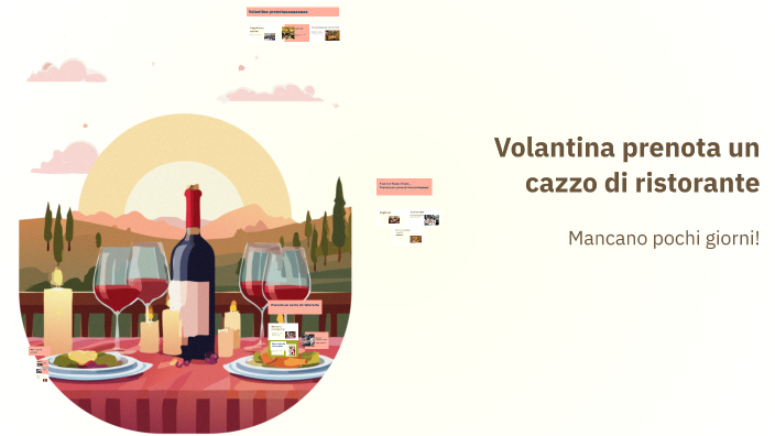 Volantina prenota un ristorante by Cesidio Aureli on Prezi