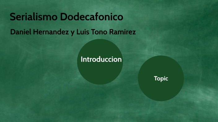 Serialismo Dodecafonico by daniel hernandez on Prezi
