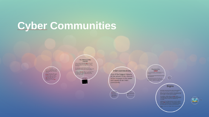 Cyber Communities by Tobin Haley on Prezi