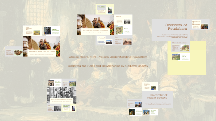 Choice Board Mini-Project: Understanding Feudalism by Klarissa Guevara ...