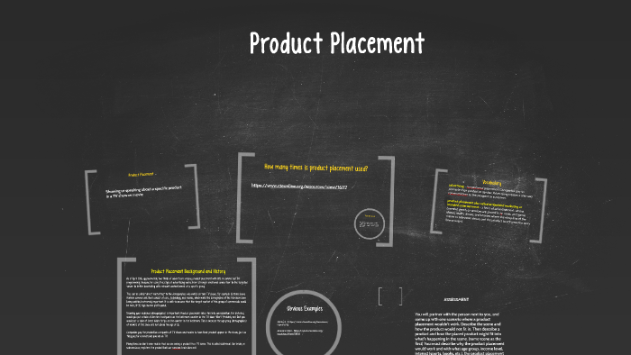 Product Placement by Ronda Middleton on Prezi