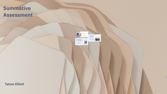 Summative Assessment by tatum elliott on Prezi