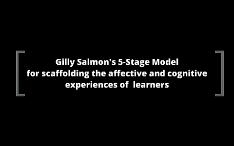 Gilly Salmon's 5-Stage Model by Deb Miller on Prezi