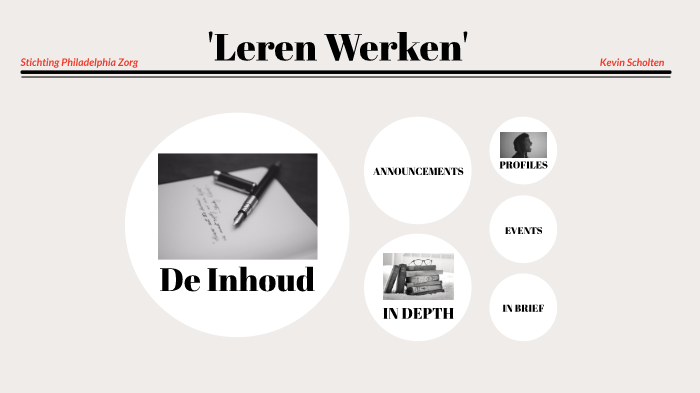 Scriptie 'Leren werken' by Kevin Scholten on Prezi