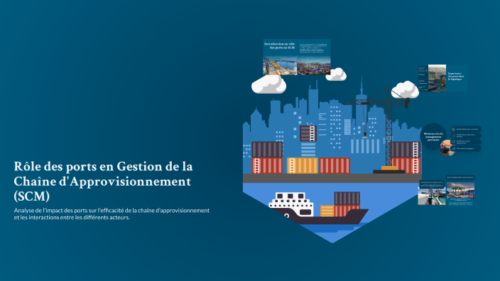Rôle des ports en Gestion de la Chaîne d'Approvisionnement (SCM) by ...