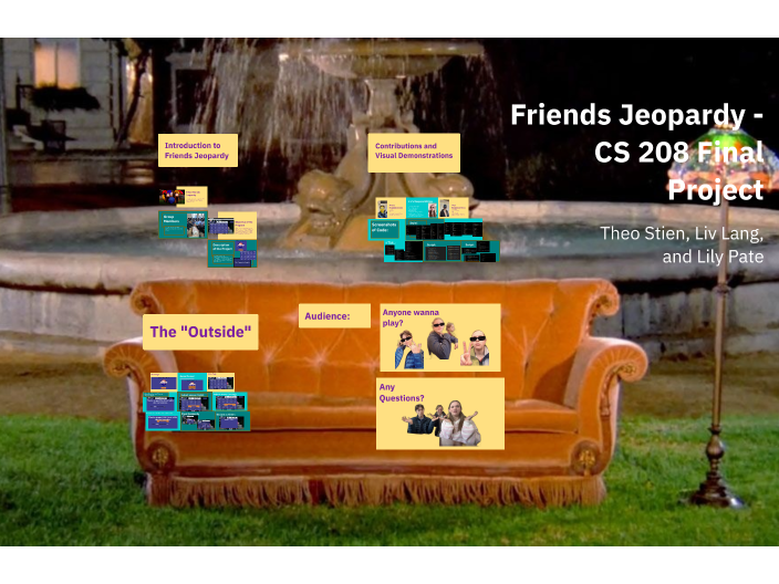 Friends Jeopardy - CS 208 Final Project by Liv Lang on Prezi