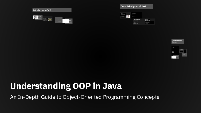 Understanding OOP in Java by Hamid Ansari on Prezi