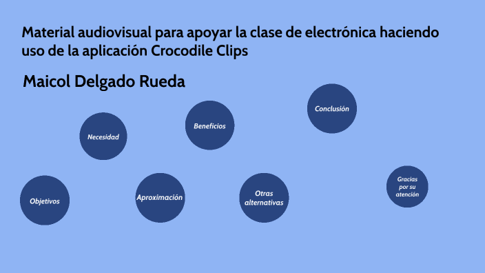 Utilizando Crocodile clips para diseñar circuitos electricos by Maicol ...